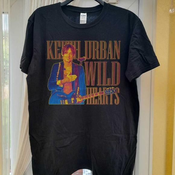 Shirts | Keith Urban Wild Hearts Unisex Black Tshirt | Poshmark